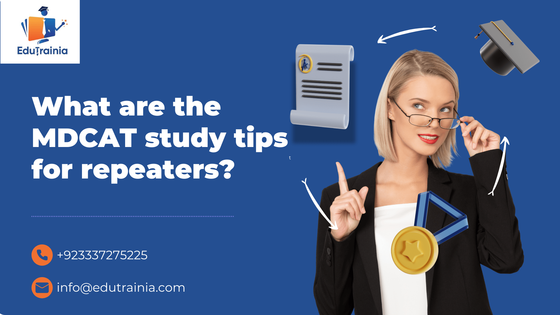 What are the MDCAT study tips for repeaters? - EduTrainia